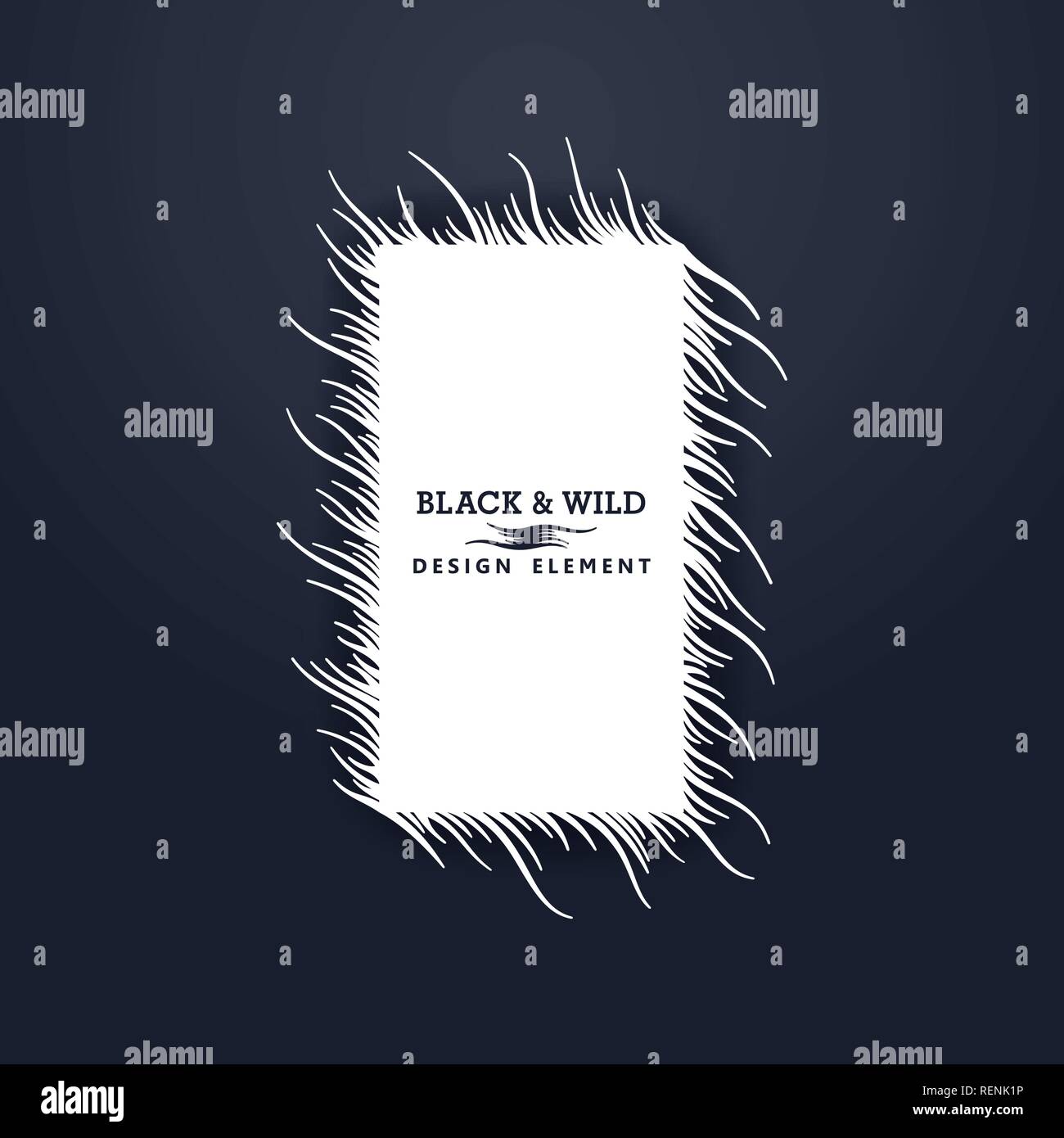 Ragged edge rectangular frame hi-res stock photography and images - Alamy