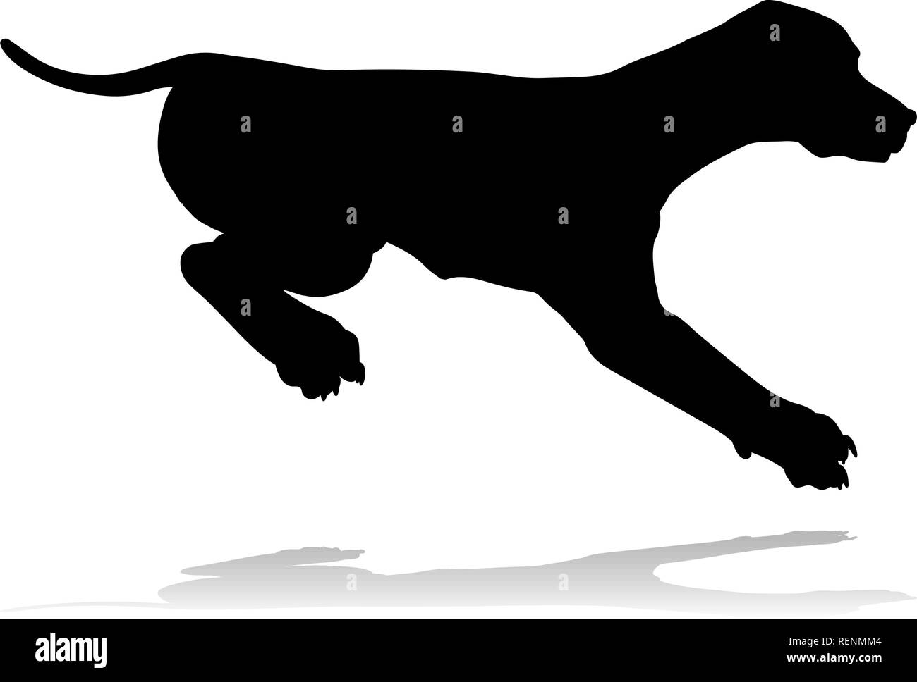 Dog Silhouette Pet Animal Stock Vector Image & Art - Alamy