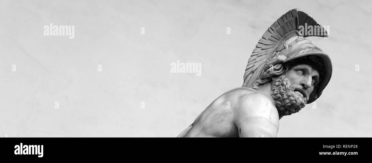Menelaus Holding the body of Patroclus, Roman sculpture, Loggia dei ...