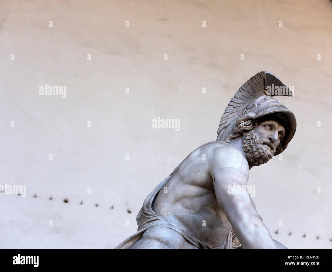 Menelaus Holding the body of Patroclus, Roman sculpture, Loggia dei ...