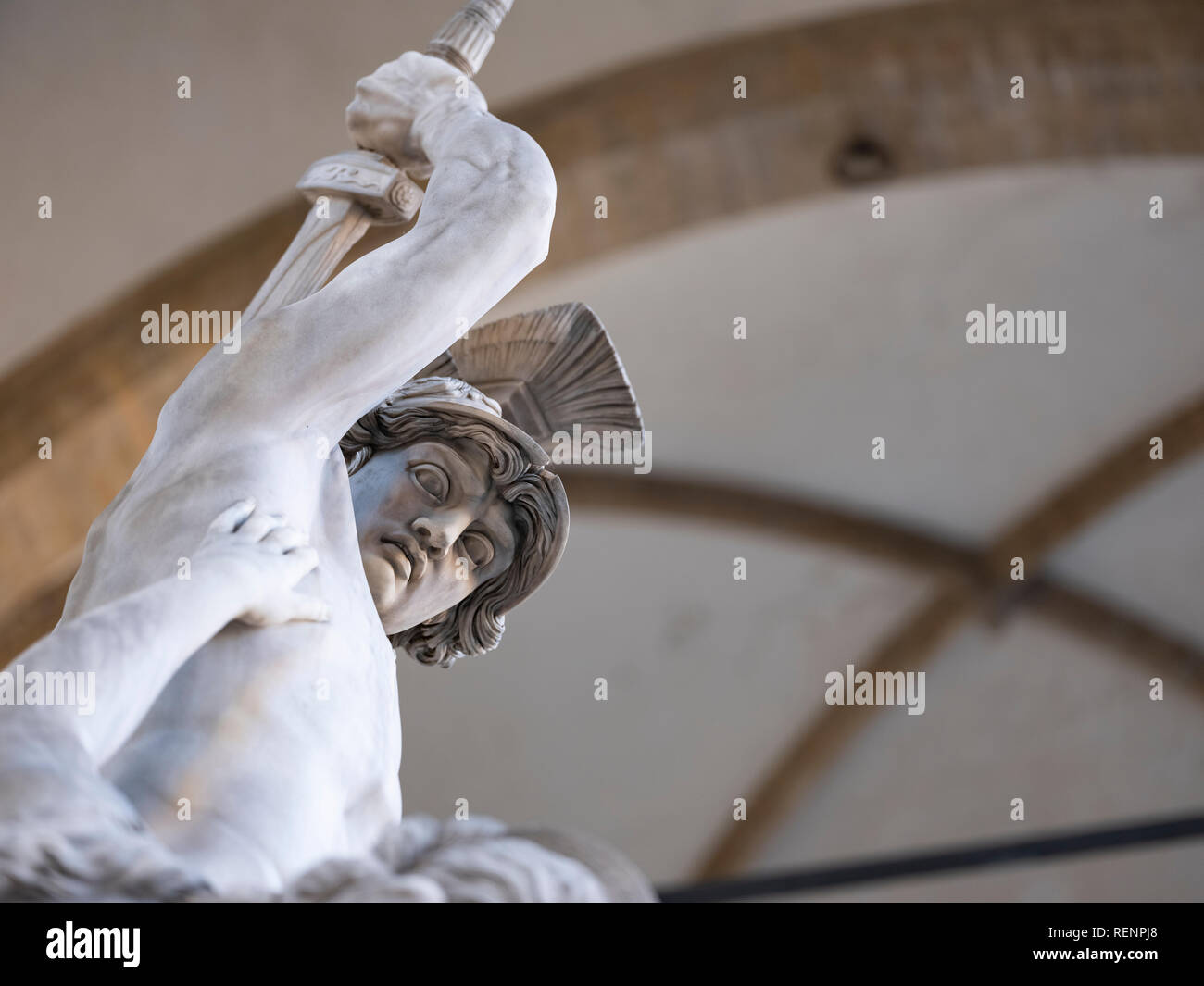 The Rape of Polyxena sculpture by Pio Fedi in Loggia della Signoria ...