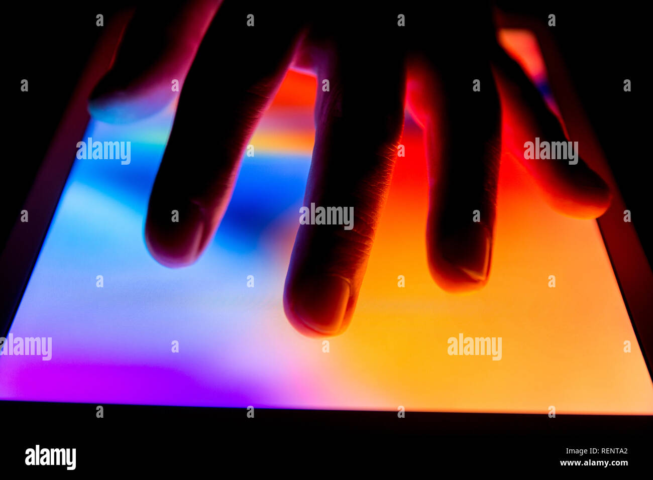 Hand using hi-res stock photography and images - Alamy