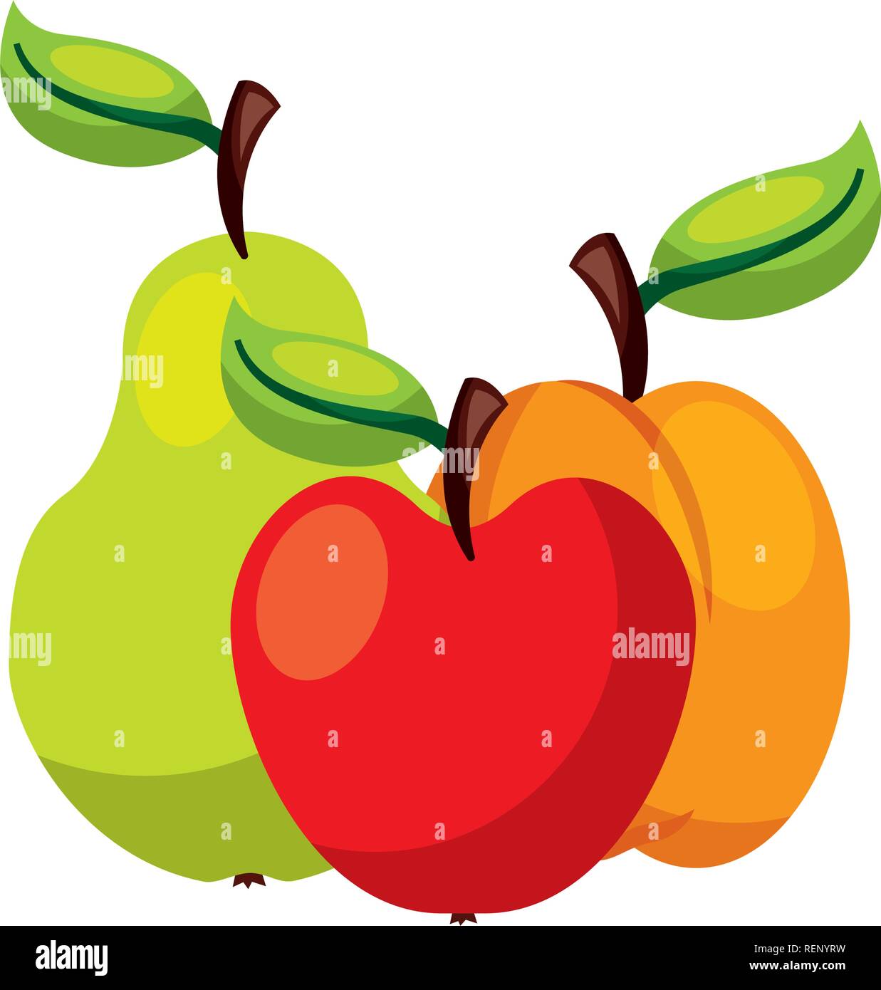 fruits food health Stock Vector Image & Art - Alamy