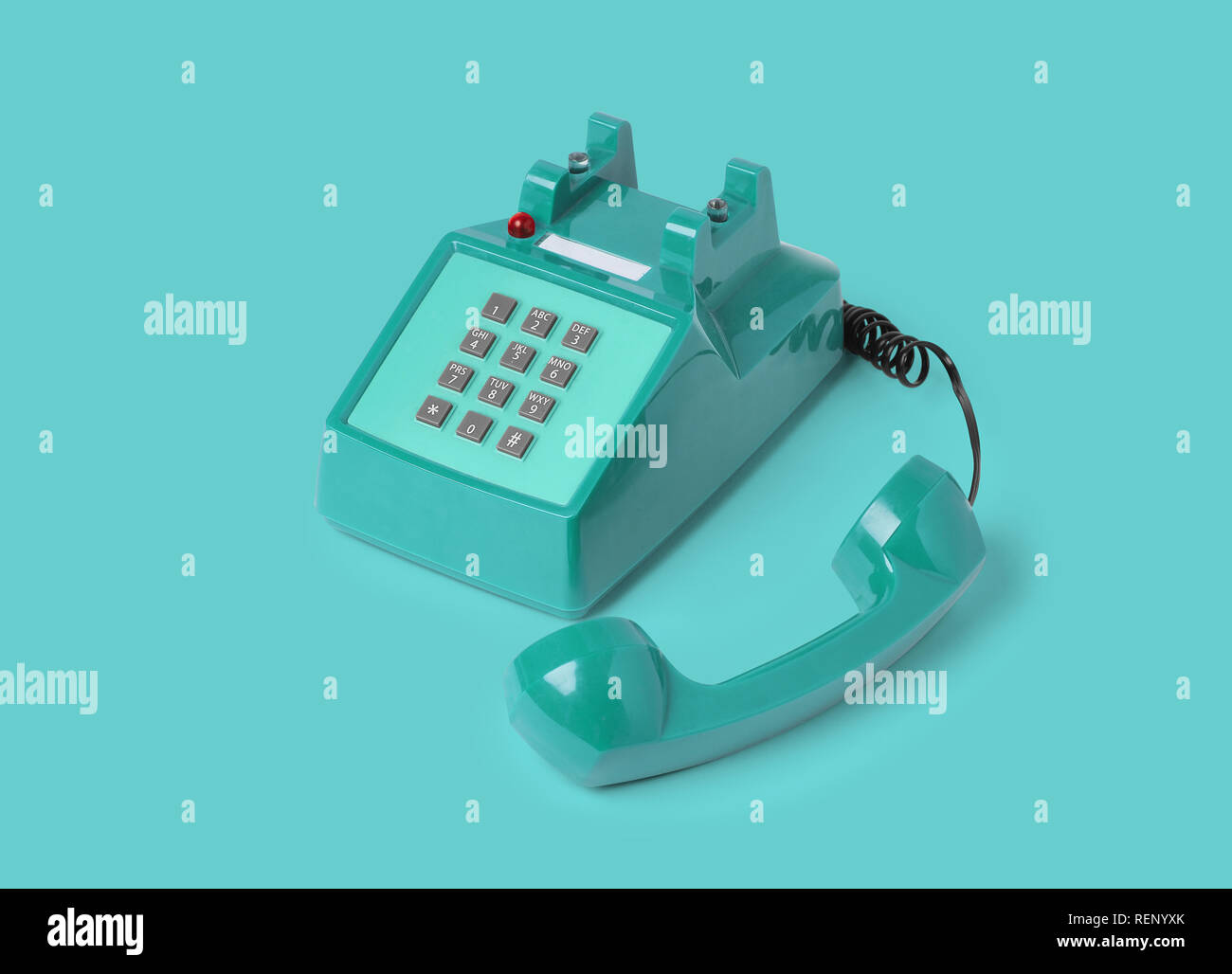 retro funky telephone Stock Photo - Alamy