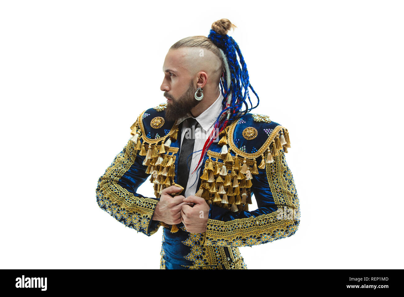 Bullfighter Blue Costume High Resolution Stock Photography and Images ...