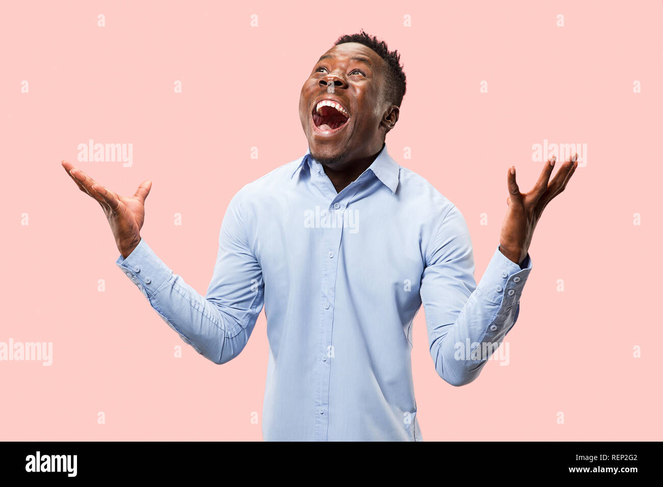 I won. Winning success happy man celebrating being a winner. Dynamic ...