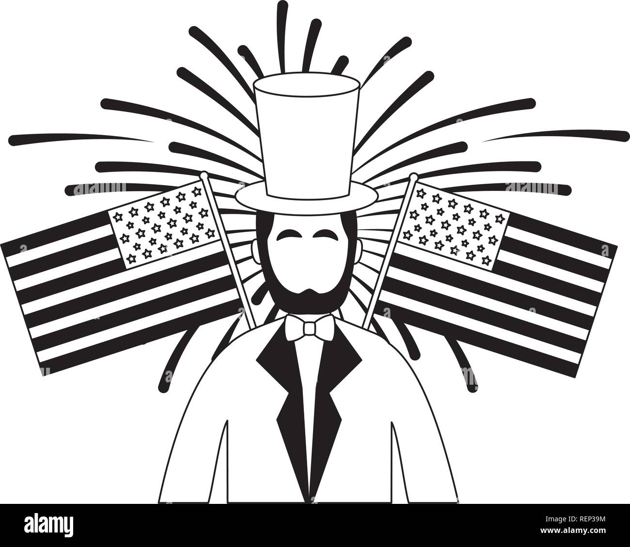 American presidents face Stock Vector Images - Alamy