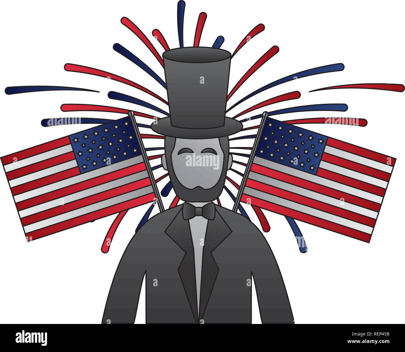 American presidents face Stock Vector Images - Alamy