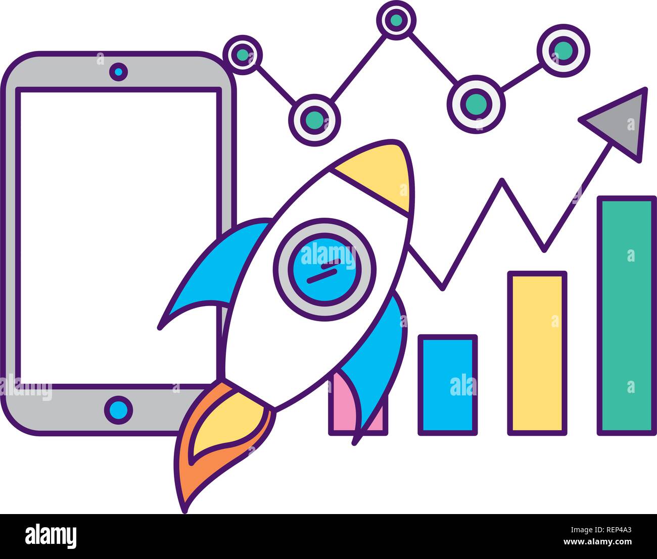 business startup success Stock Vector Image & Art - Alamy