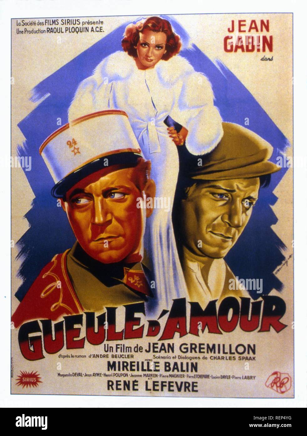 Gueule d'amour Year : 1937 - France Director : Jean Gremillon Jean ...