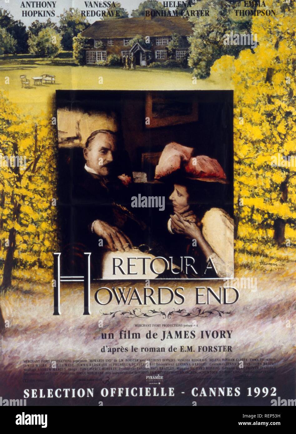 Howards End Year : 1992 UK Director : James Ivory Anthony Hopkins, Emma ...