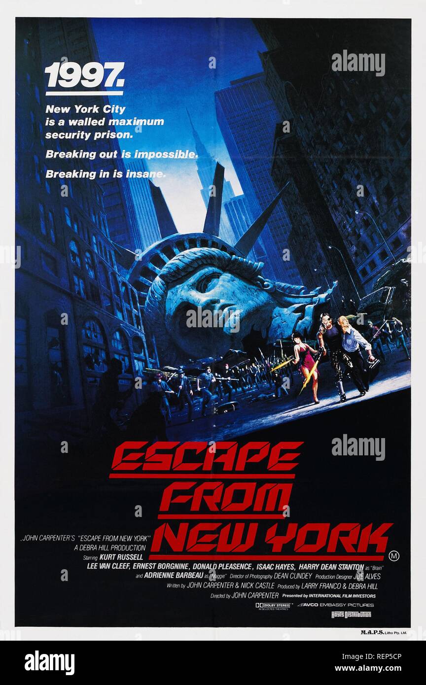 Escape From New York Movie Poster