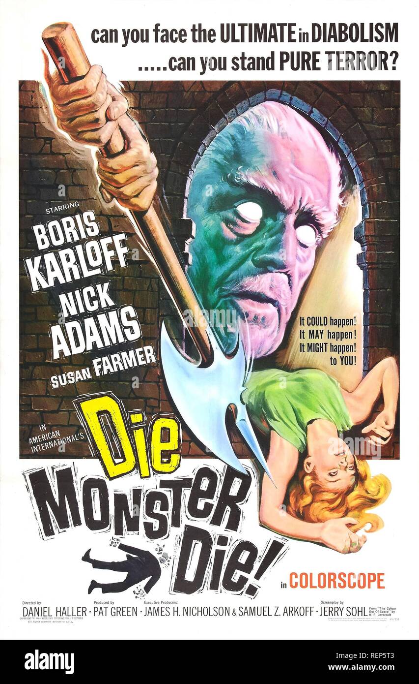 Boris karloff poster Cut Out Stock Images & Pictures - Alamy