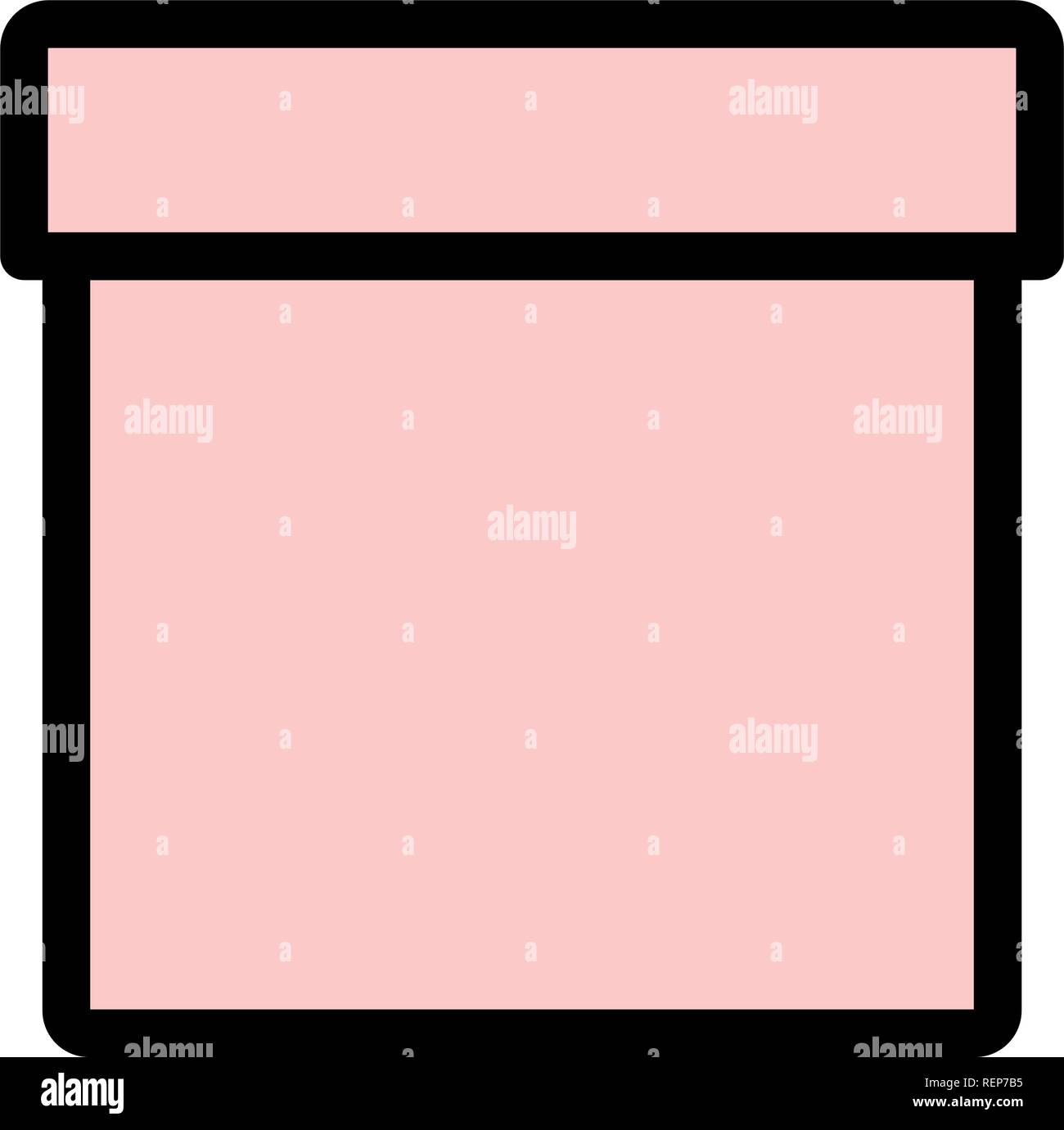 box icon over white background, vector illustration Stock Vector Image ...