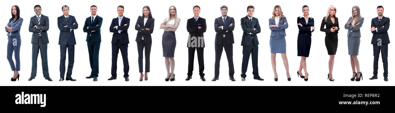 Young attractive business people - the elite business team Stock Photo ...