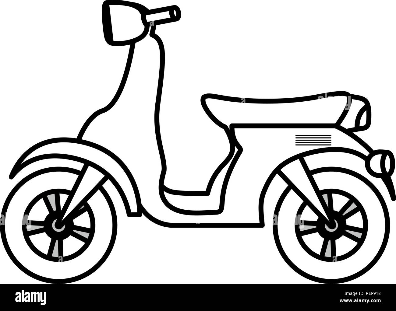 Motorcycle icon over white background, vector illustration Stock Vector ...