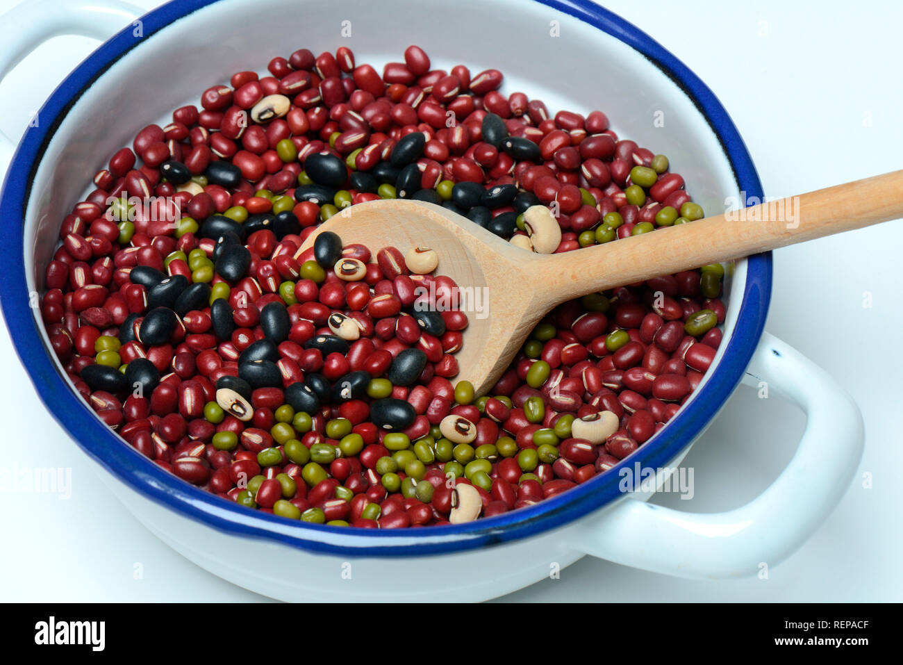 Azuki-Bohnen, Rote Bohnen, Schwarzbohnen, Mungo-Bohnen ...