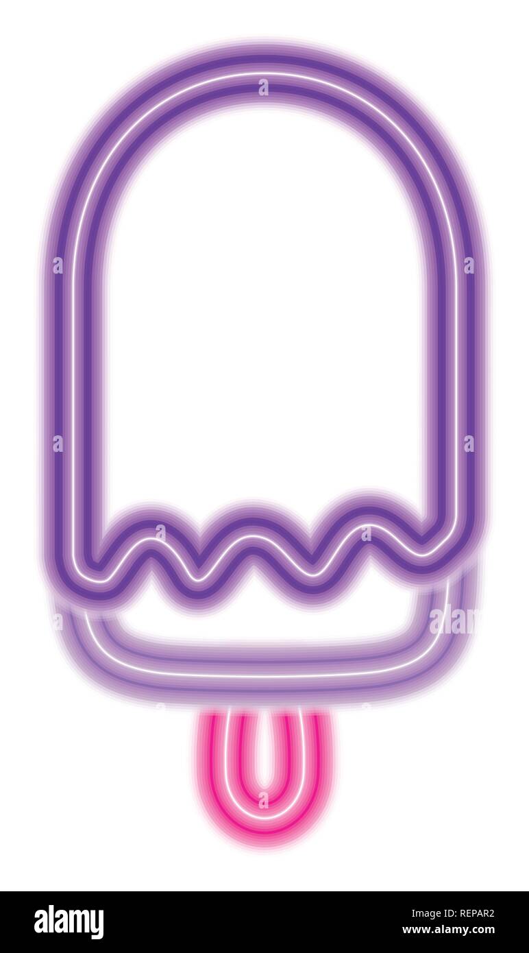 ice cream bar icon over white background, vector illustration Stock ...