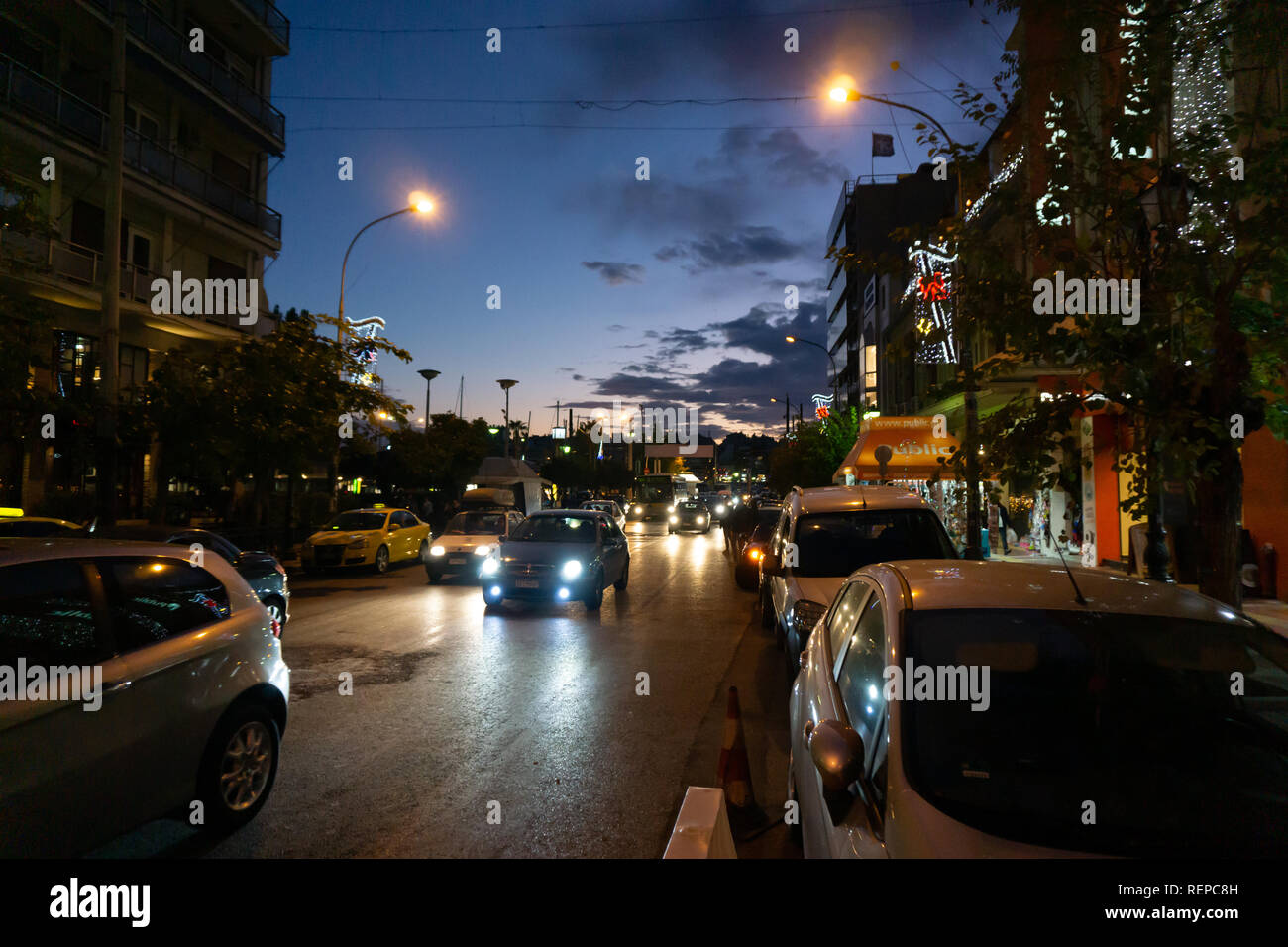 Beautiful evening at piraeus hi-res stock photography and images - Alamy