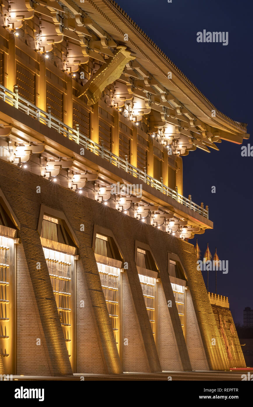 Xi'an, China. 21st Jan, 2019. The Daming Palace was the imperial palace ...