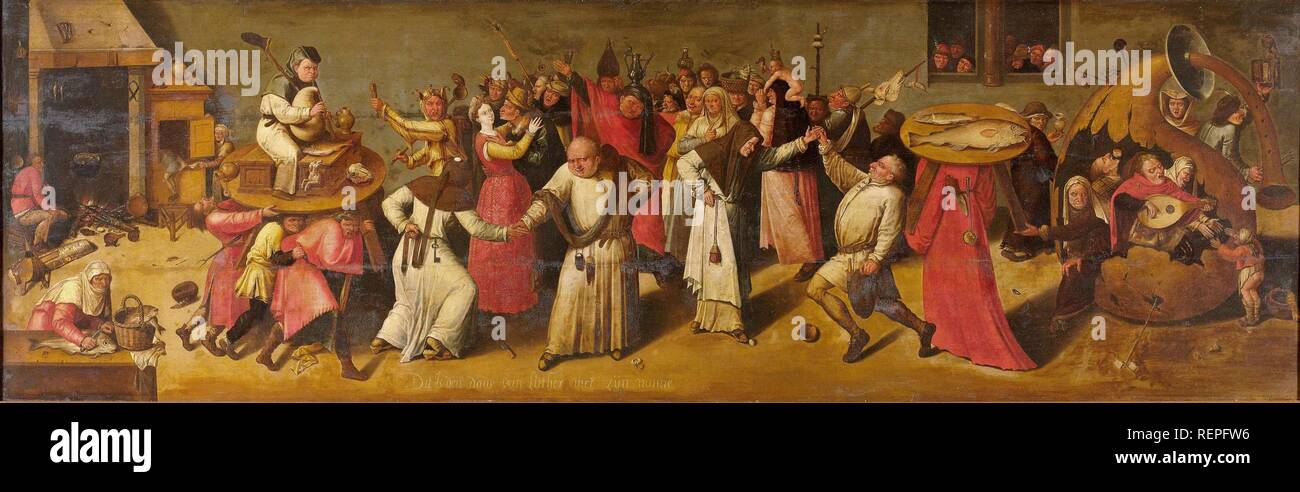 The battle between carnival and lent hi-res stock photography and ...