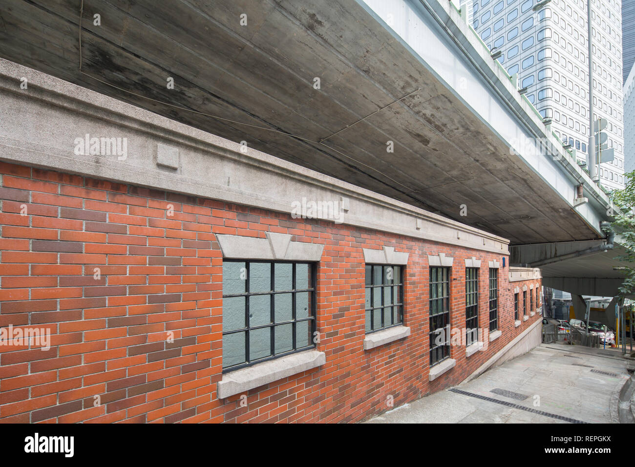 Exterior architecture of WWF Centre, Hong Kong Stock Photo - Alamy