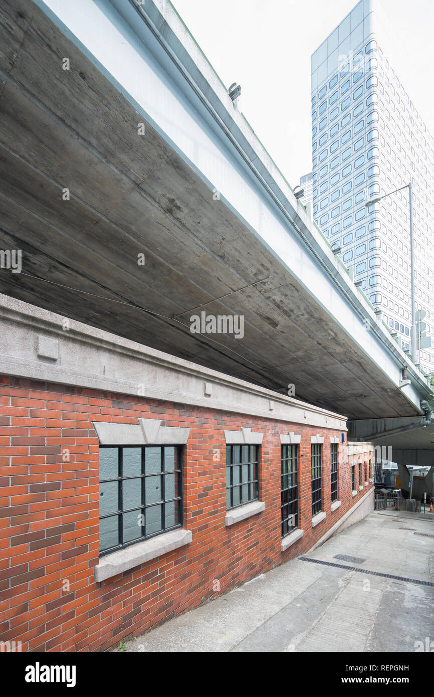 Exterior architecture of WWF Centre, Hong Kong Stock Photo - Alamy