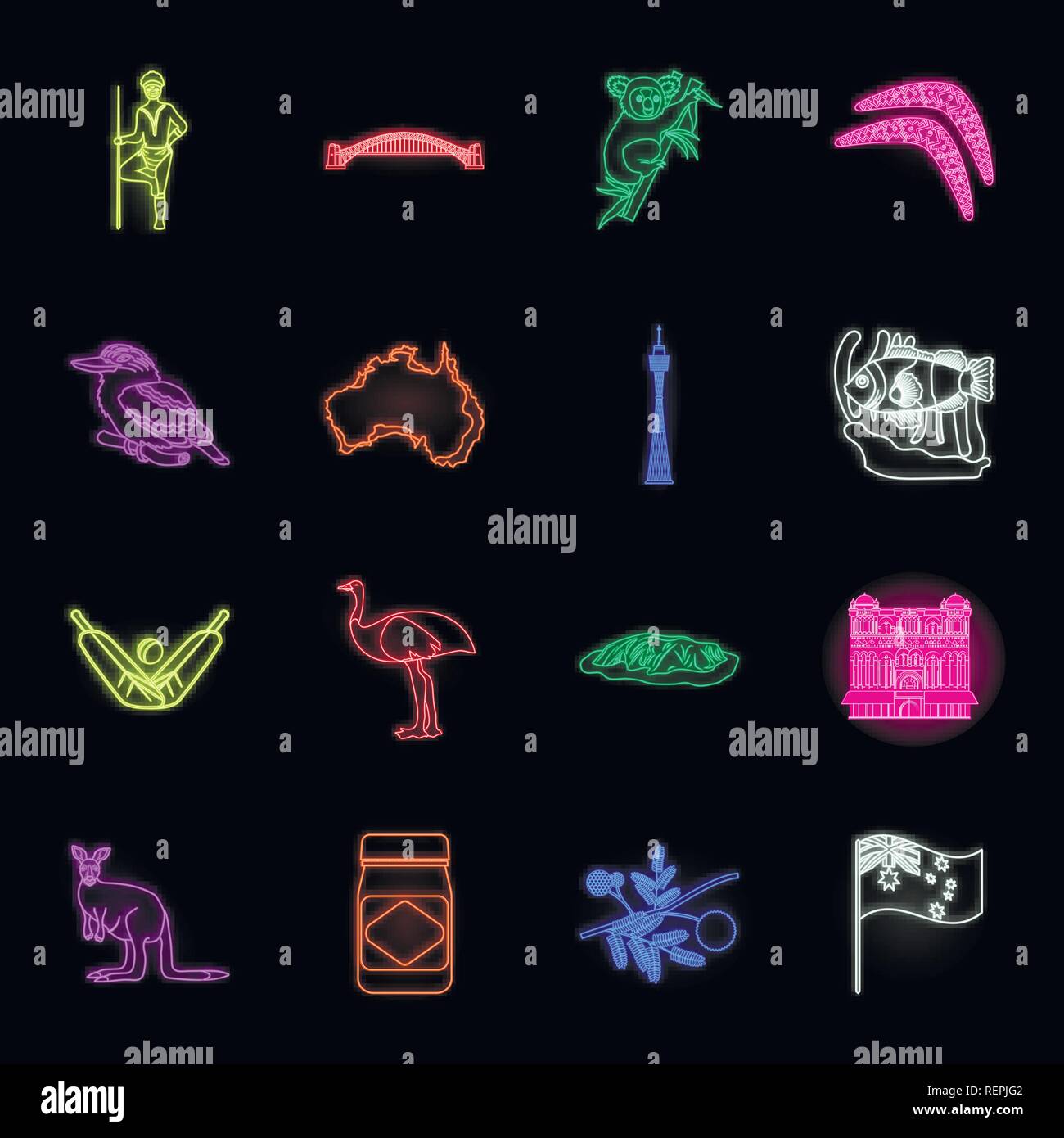 Australian bats Stock Vector Images - Alamy