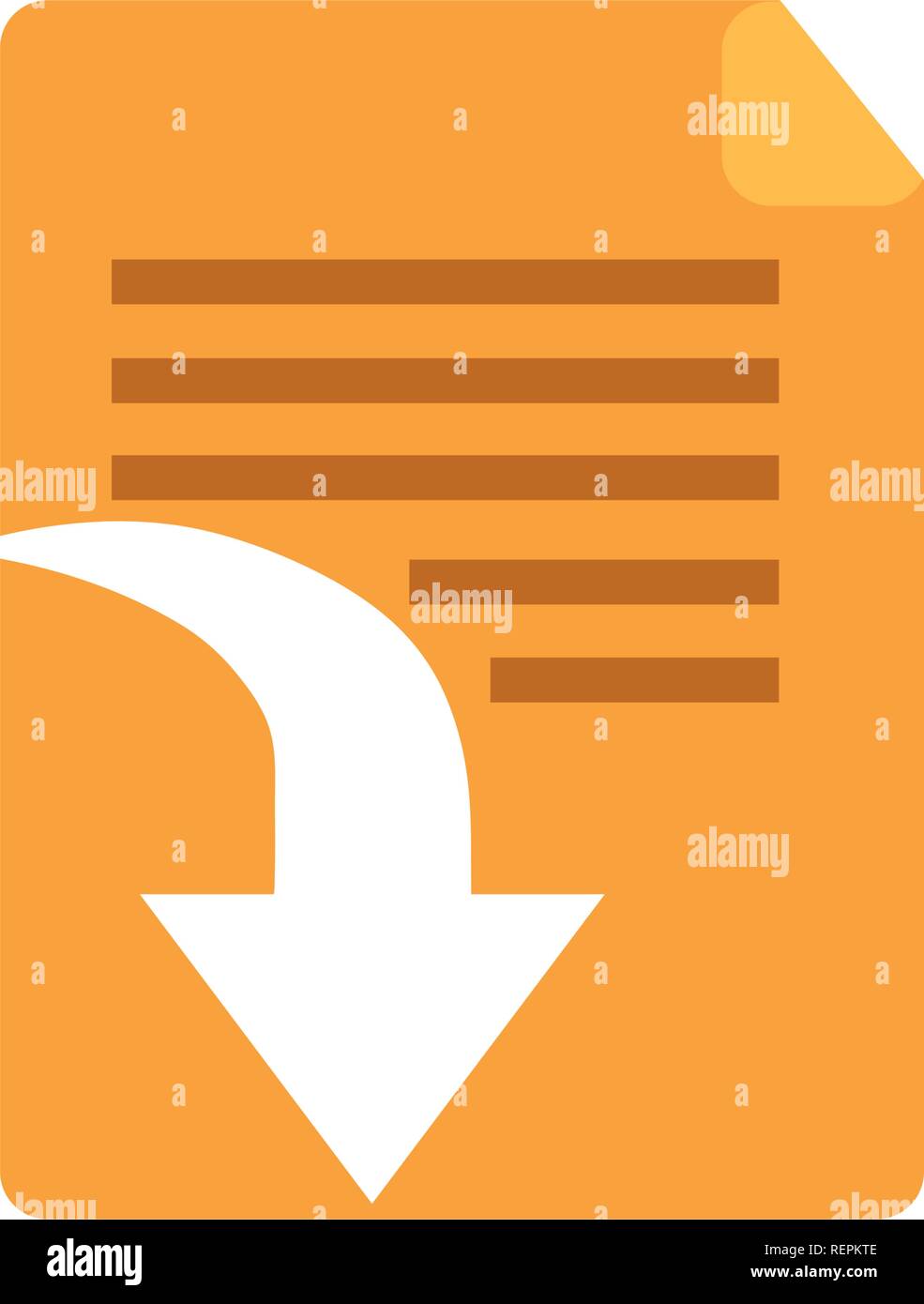 file sheet isolated icon Stock Vector Image & Art - Alamy