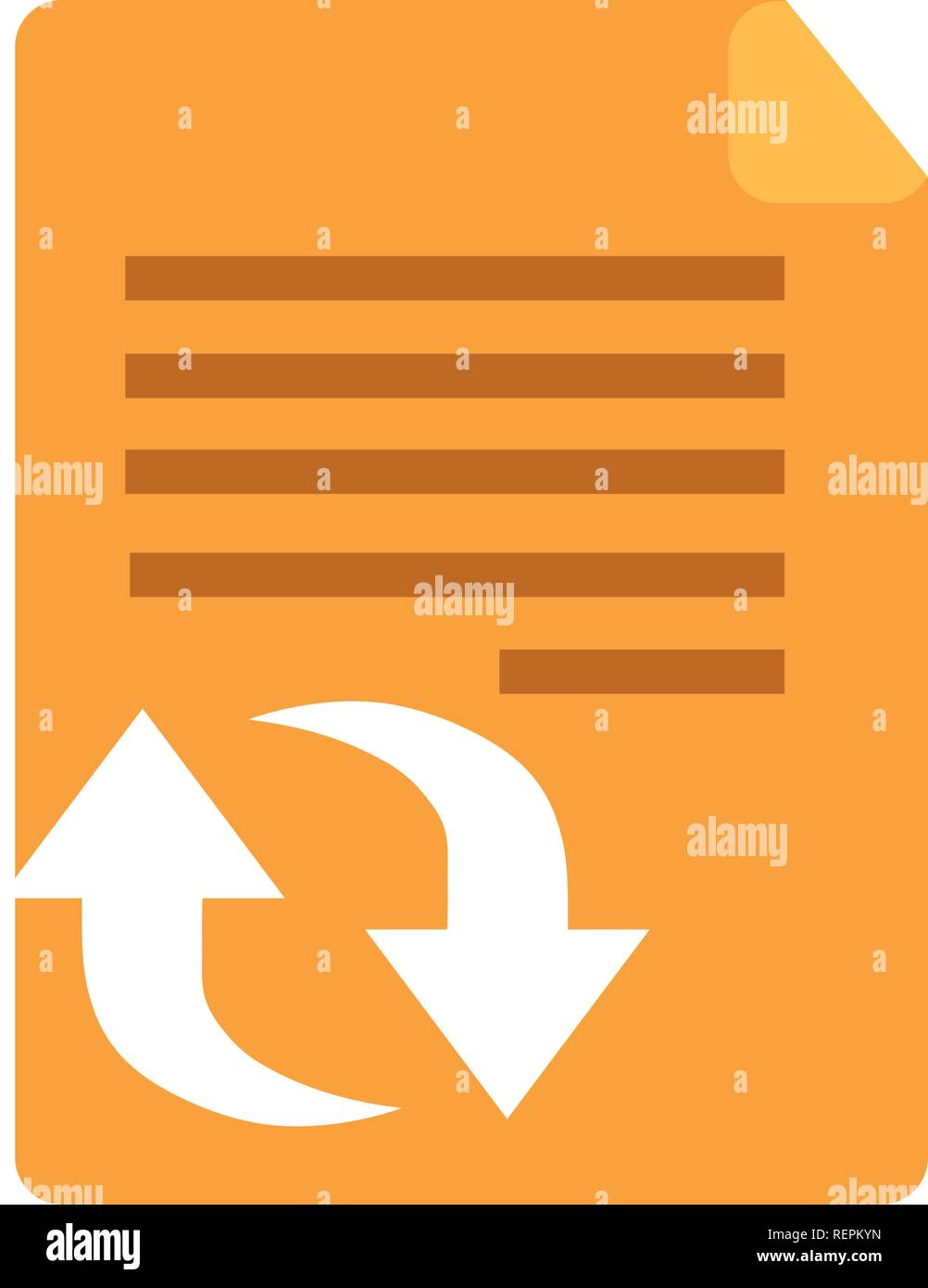 file sheet isolated icon Stock Vector Image & Art - Alamy