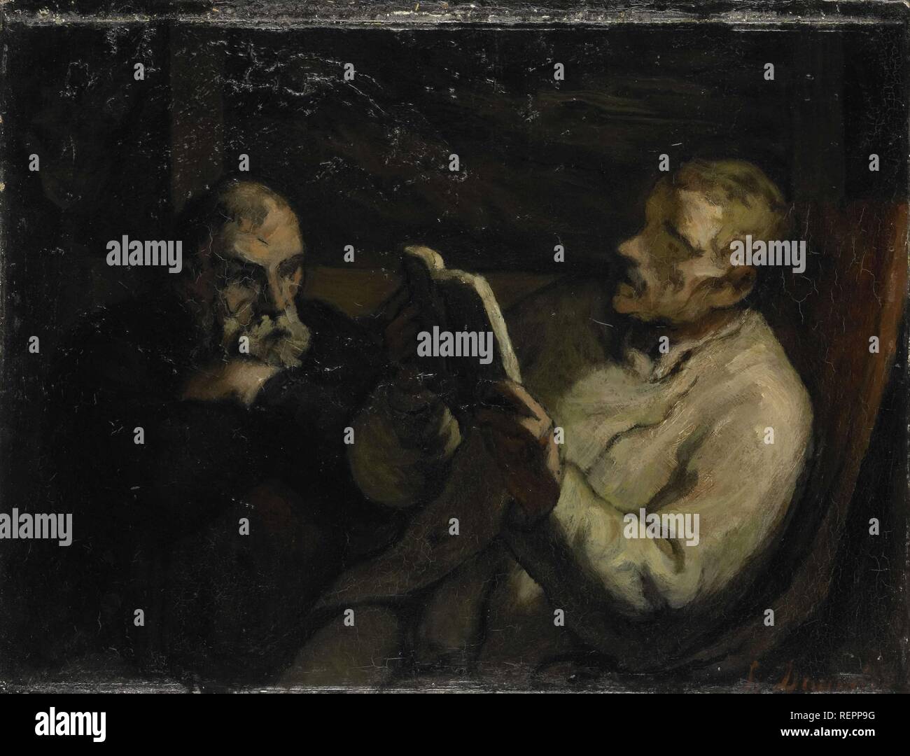 The Reading. Dating: c. 1857. Measurements: h 27 cm × w 35 cm. Museum ...