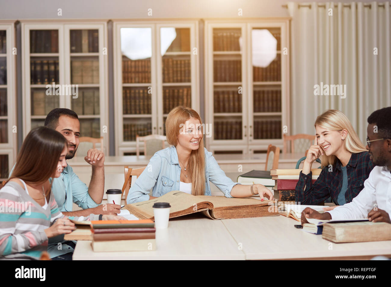 Classmate Classroom Sharing International Friend Concept Stock Photo ...