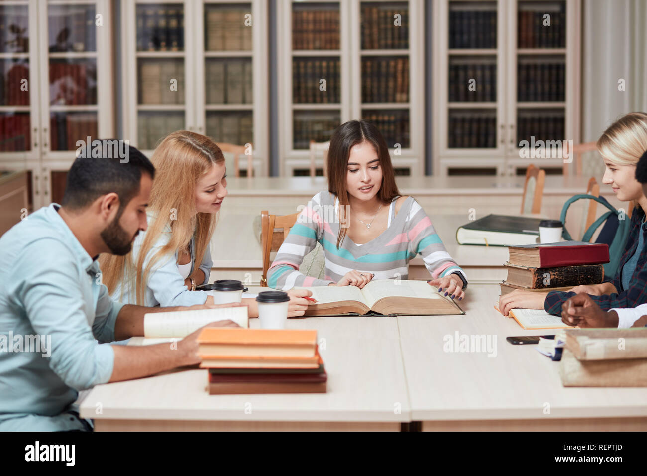 Classmate Classroom Sharing International Friend Concept Stock Photo ...