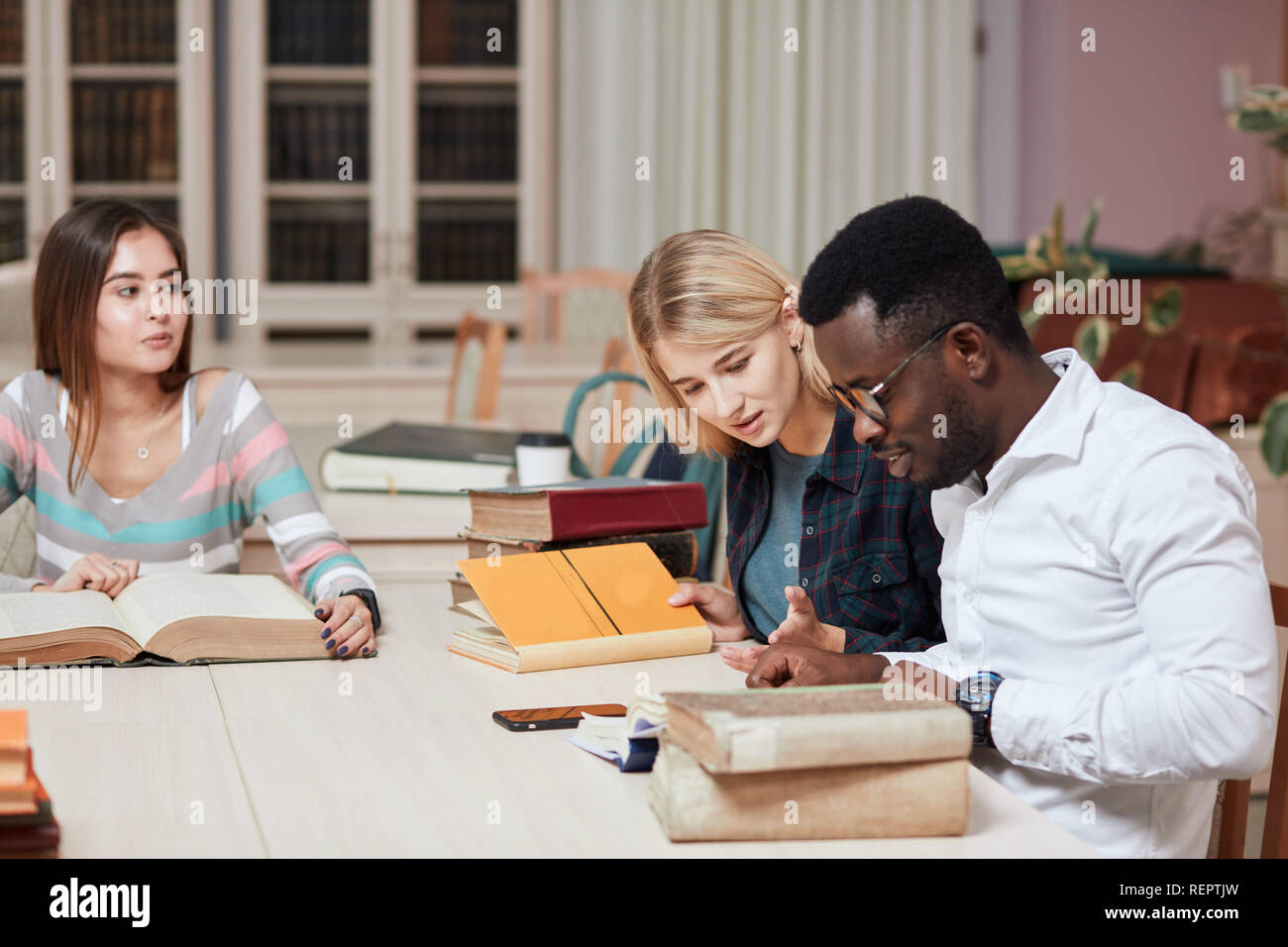 Classmate Classroom Sharing International Friend Concept Stock Photo ...