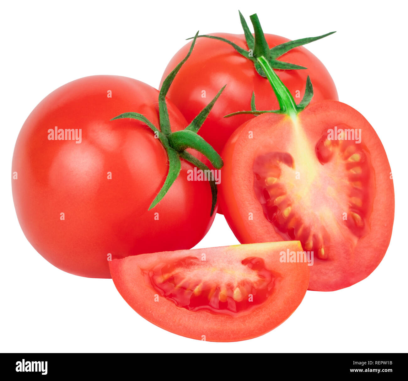 Tomato isolated on white. With clipping path Stock Photo - Alamy