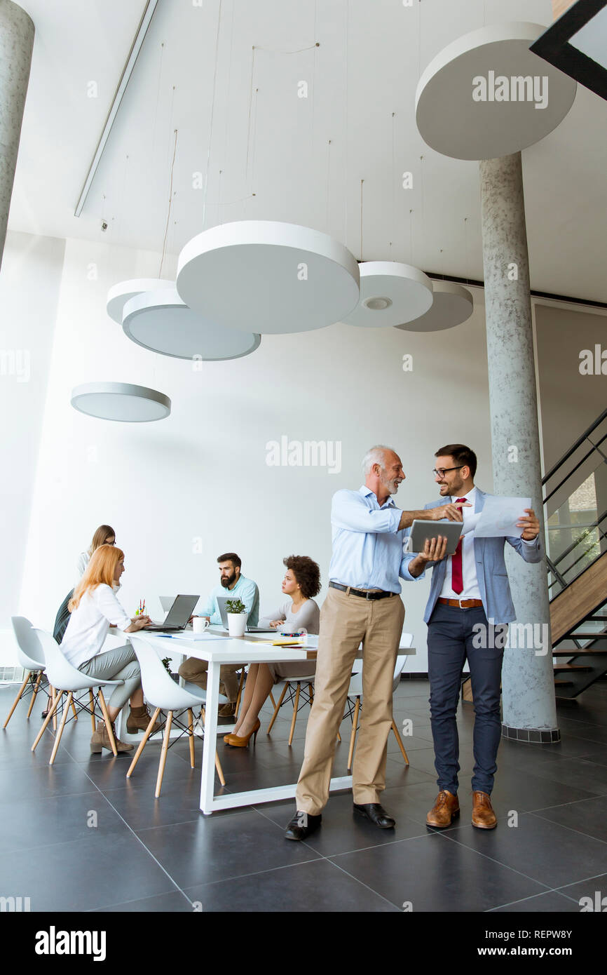Two successful businessmen hi-res stock photography and images - Alamy