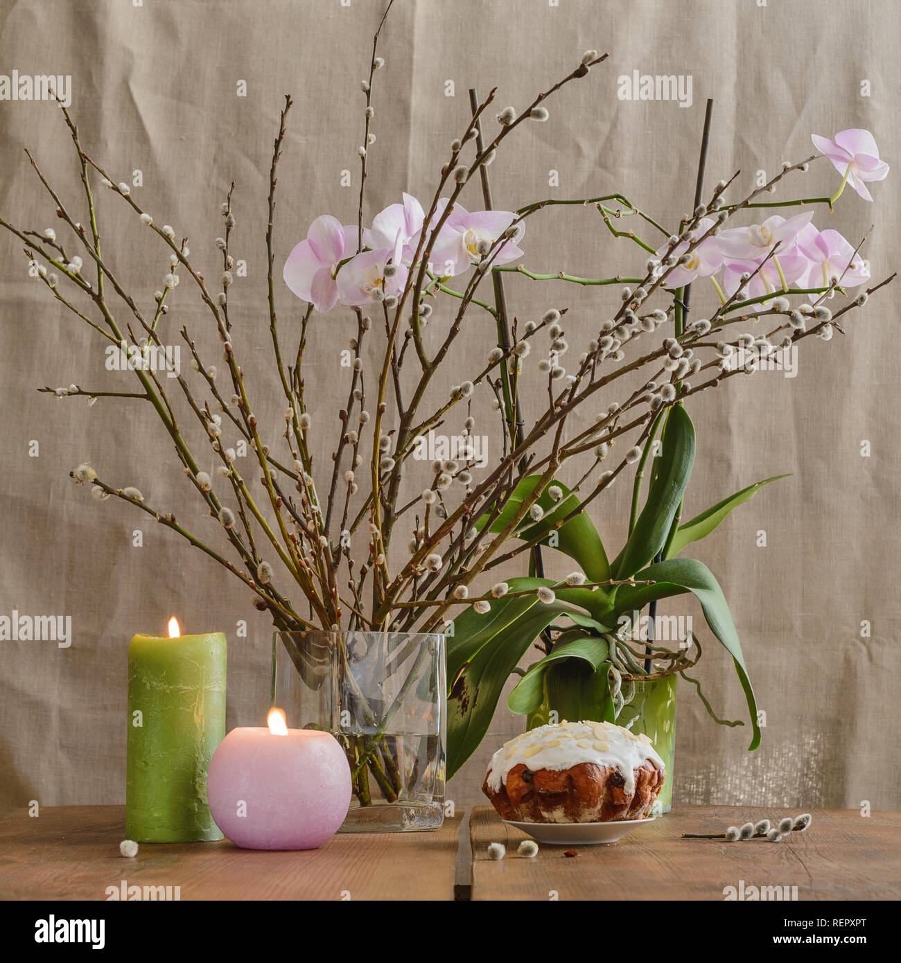 Easter spring still-life Stock Photo - Alamy