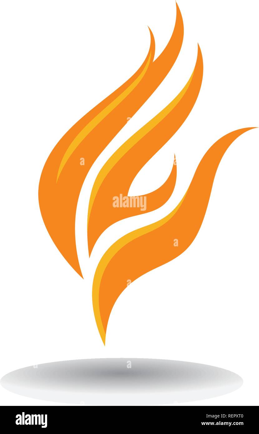 Fire flame logo and symbol vector Stock Vector Image & Art - Alamy