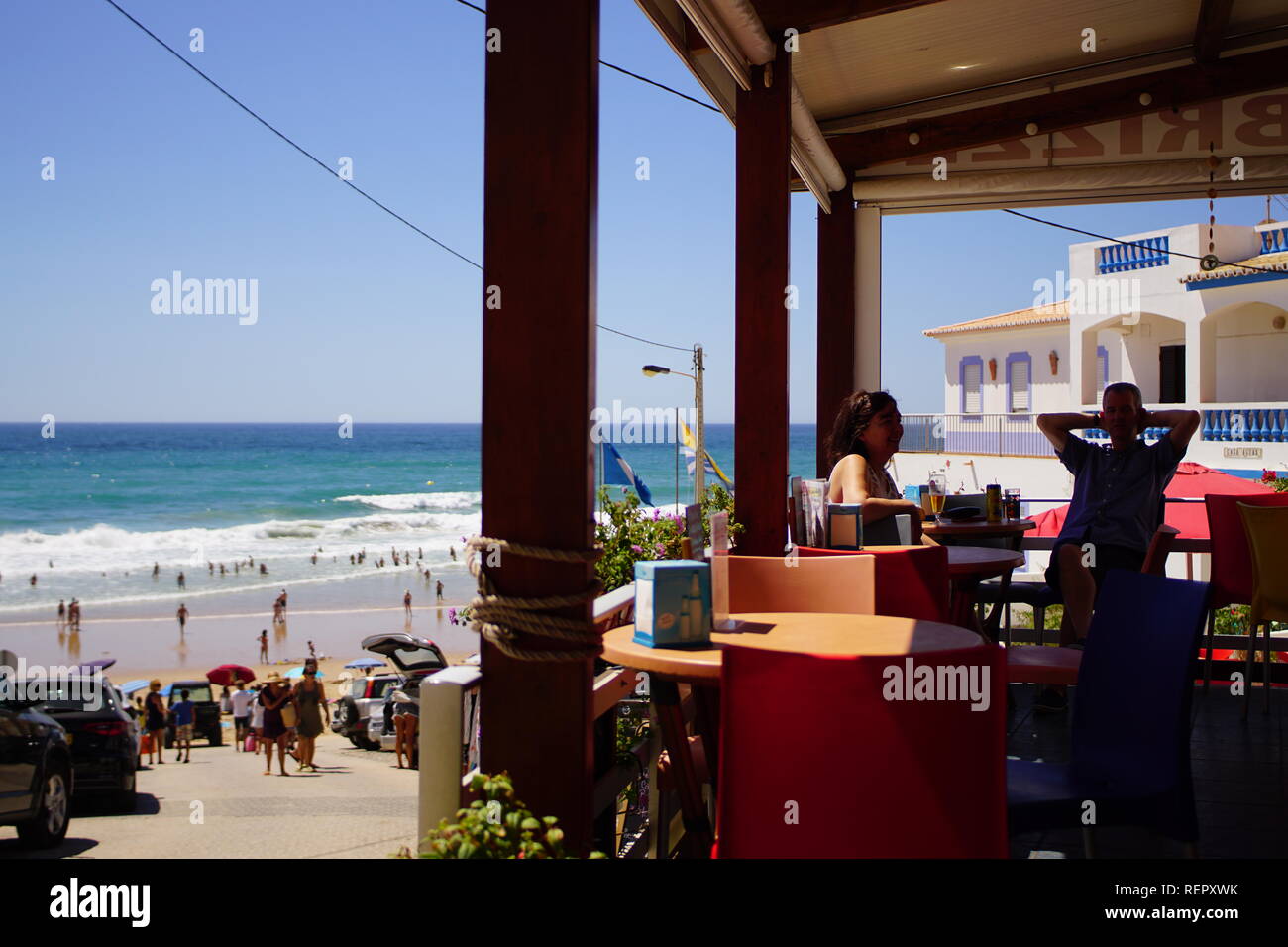 the village of Burgau at the Algarve of Portugal in Europe. Portugal ...