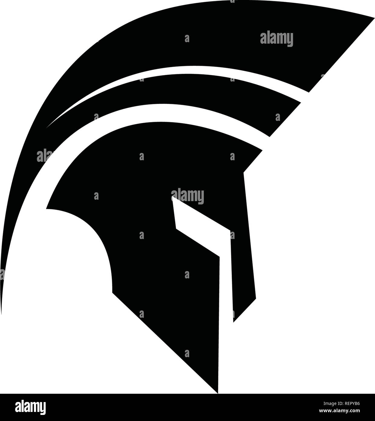 Spartan helmet logo Stock Vector Image & Art - Alamy