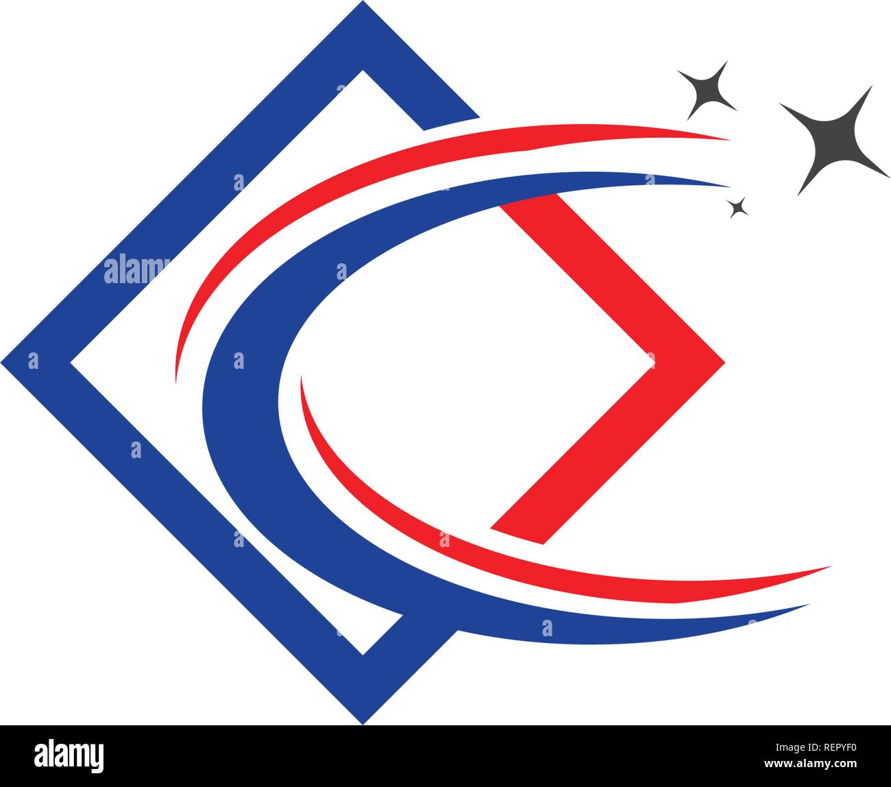 Faster logo template vector Stock Vector Image & Art - Alamy