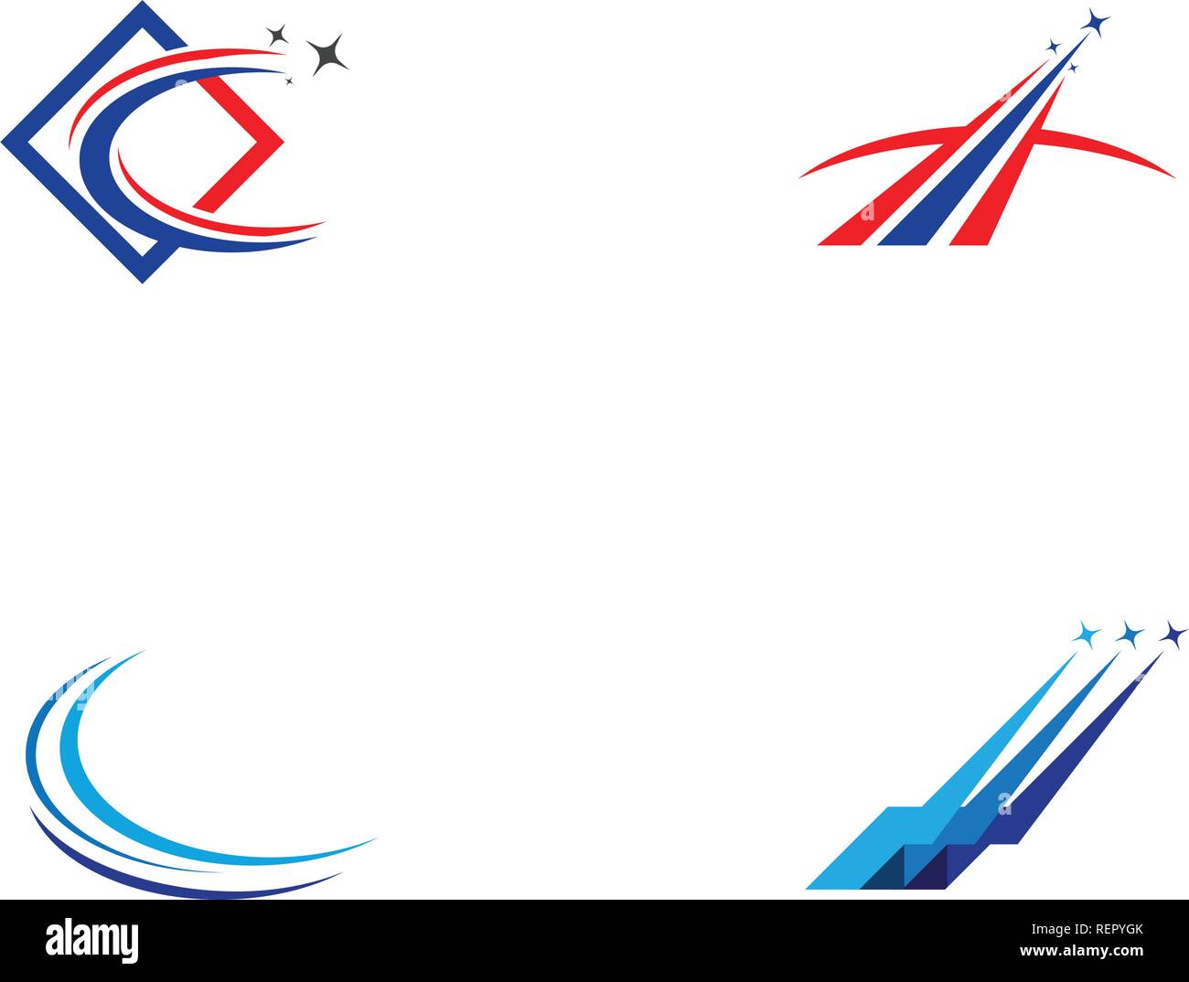 Faster logo template vector Stock Vector Image & Art - Alamy