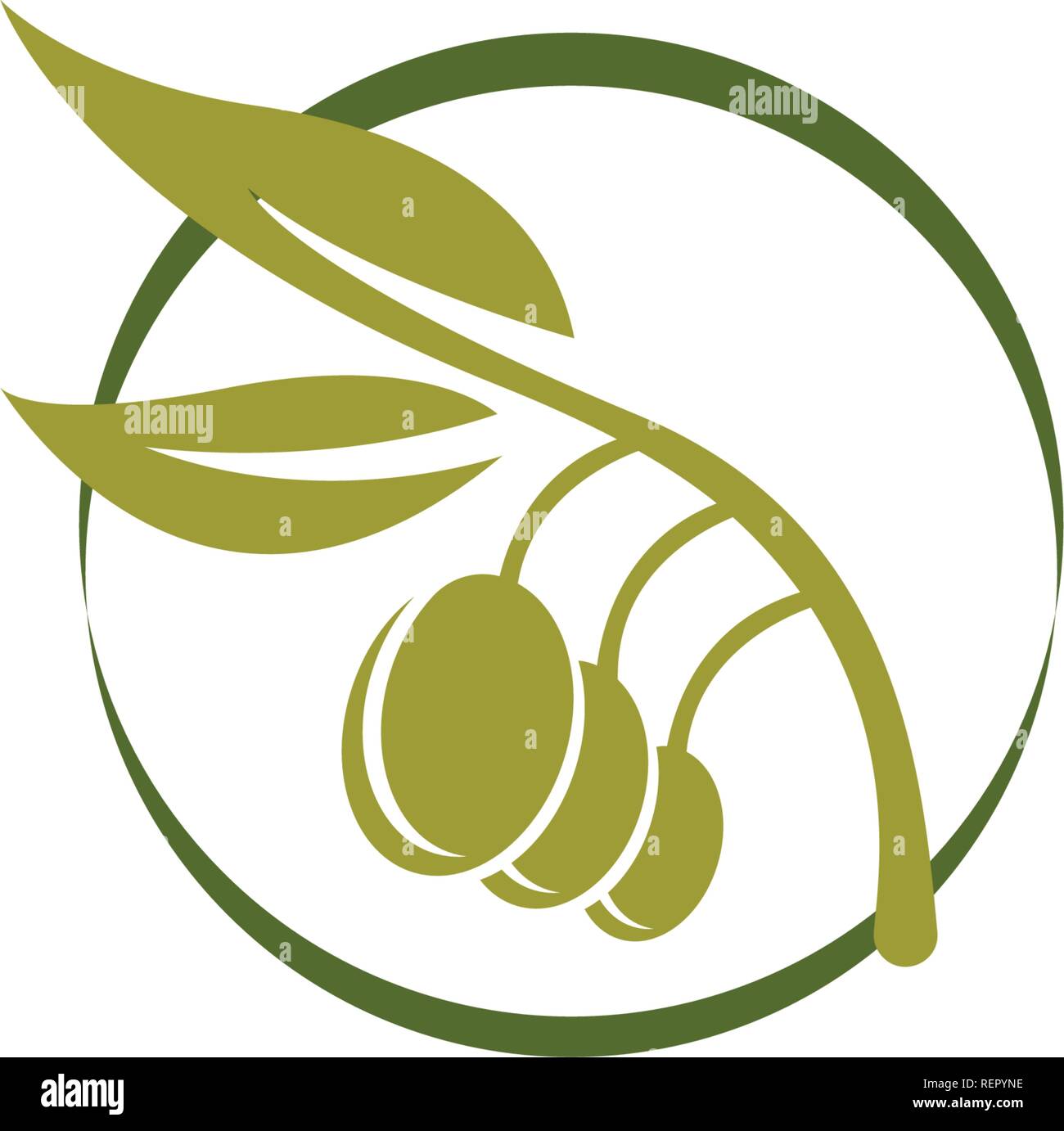 olive logo template Stock Vector Image & Art - Alamy