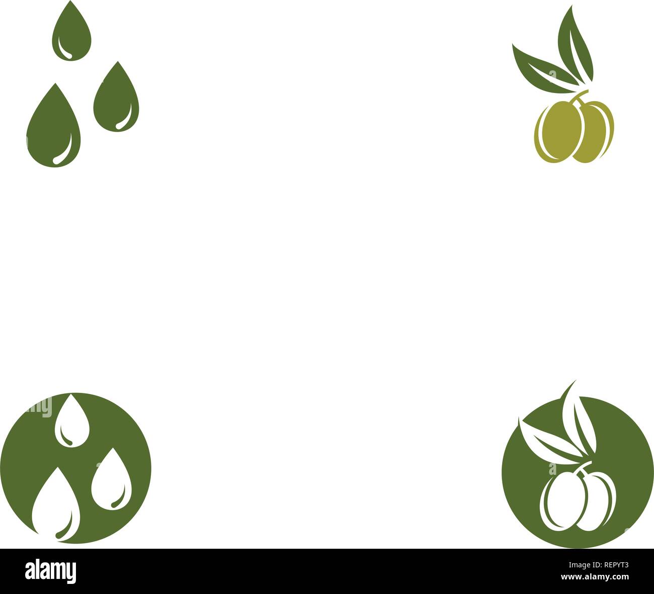 olive logo template Stock Vector Image & Art - Alamy