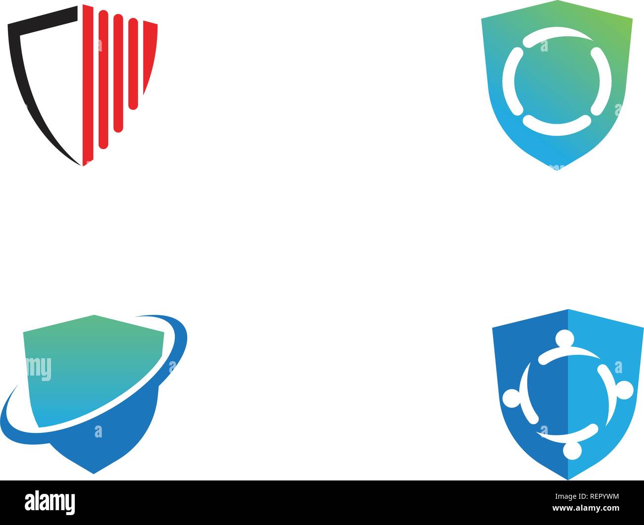Shield logo and symbol vector Stock Vector Image & Art - Alamy