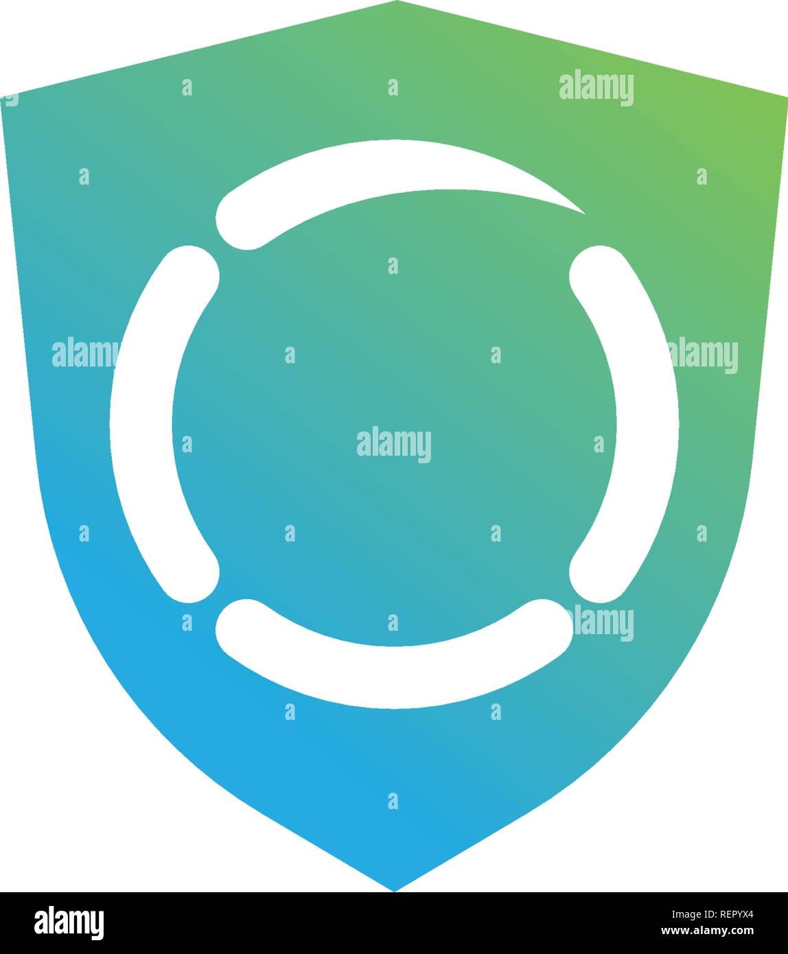 Shield logo and symbol vector Stock Vector Image & Art - Alamy