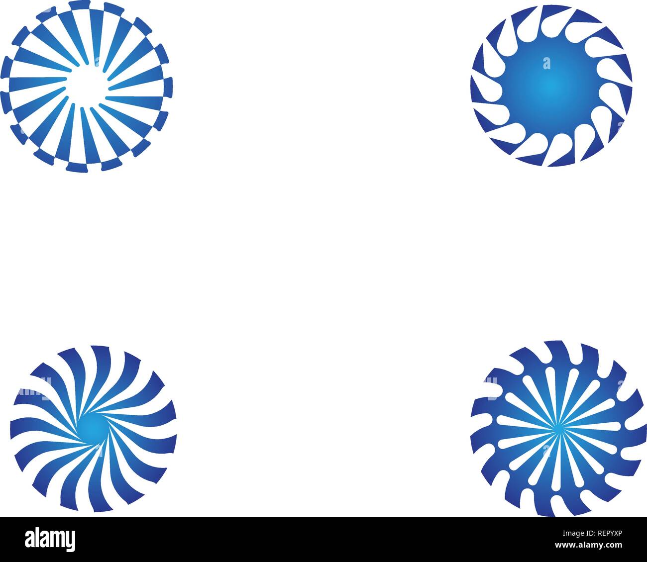 vortex circle logo and symbols template icons Stock Vector Image & Art ...