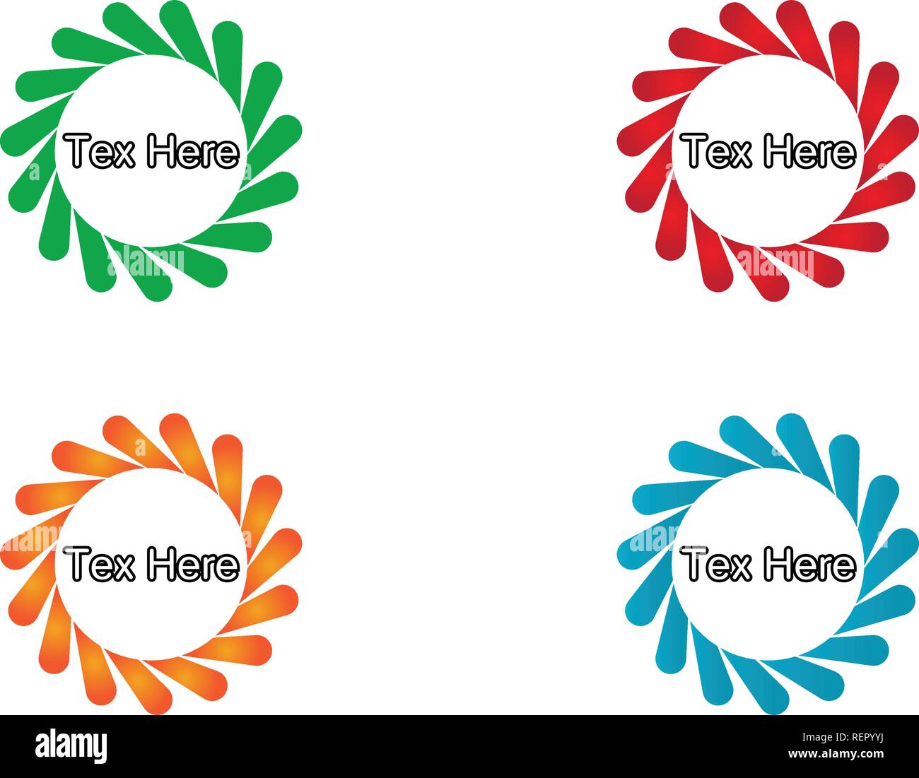 vortex circle logo and symbols template icons Stock Vector Image & Art - Alamy