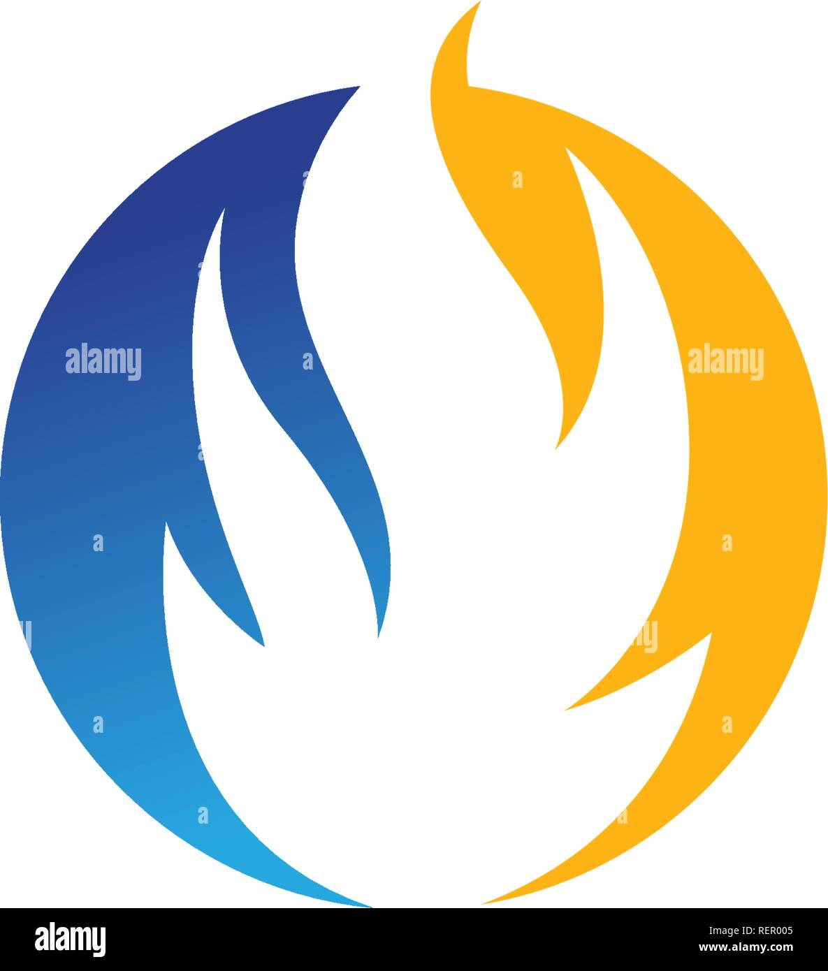 Fire Logo Template vector Stock Vector Image & Art - Alamy