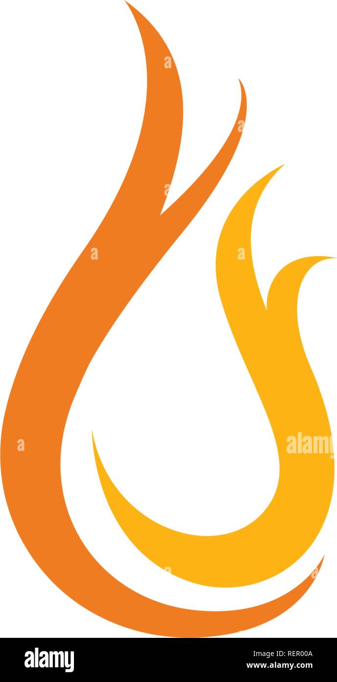 Fire Logo Template vector Stock Vector Image & Art - Alamy